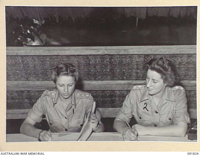 LAE, NEW GUINEA. 1945-05-15. CAPTAIN L. CRANE, COMMANDANT, AUSTRALIAN ...