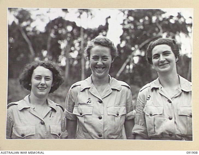 LAE, NEW GUINEA, 1945-05-18. PERSONNEL FROM AUSTRALIAN WOMEN'S ARMY ...