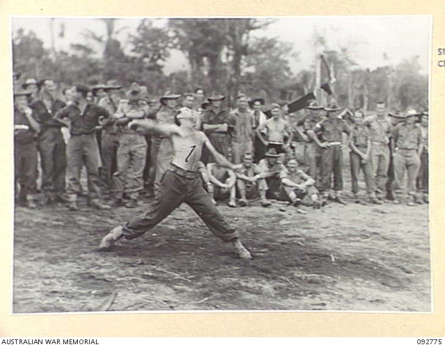 SORAKEN, BOUGAINVILLE. 1945-06-03. CORPORAL W.B. BERTRAM, 16 FIELD ...
