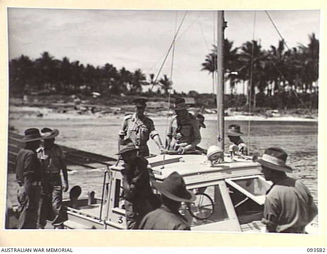 TOL PLANTATION, WIDE BAY, NEW BRITAIN. 1945-07-02. HIS ROYAL HIGHNESS ...