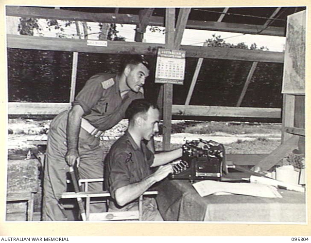PALMALMAL PLANTATION, JACQUINOT BAY, NEW BRITAIN, 1945-08-15. WARRANT ...