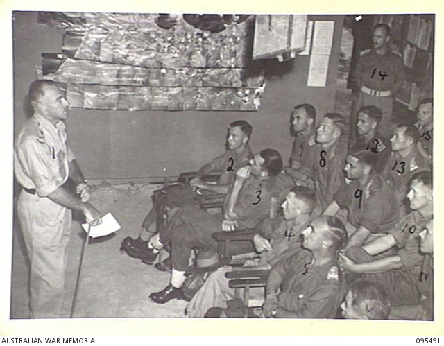 PALMALMAL, NEW BRITAIN, 1945-08-23. MAJOR-GENERAL K.W. EATHER, GENERAL ...
