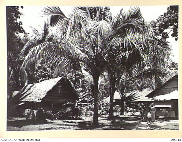 PALMALMAL, JACQUINOT BAY, NEW BRITAIN, 1945-08-27. ST PETER'S CHAPEL ...