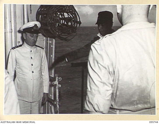 AT SEA OFF RABAUL, NEW BRITAIN. 1945-09-06. GENERAL H. IMAMURA ...