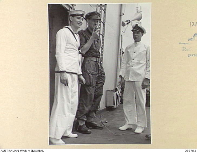 AT SEA OFF RABAUL, NEW BRITAIN. 1945-09-06. THE SURRENDER CEREMONY ...