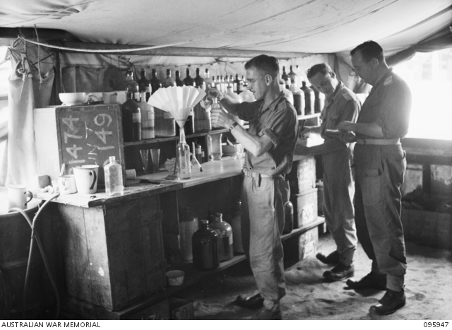 BORAM BEACH, WEWAK AREA, NEW GUINEA. 1945-08-31. PERSONNEL OF 2/15 ...