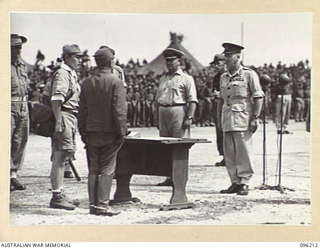 CAPE WOM, NEW GUINEA, 1945-09-13. LIEUTENANT-GENERAL ADACHI, COMMANDER ...