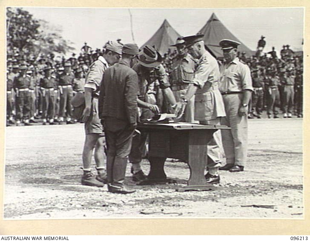 CAPE WOM, NEW GUINEA, 1945-09-13. LIEUTENANT-GENERAL ADACHI, COMMANDER ...