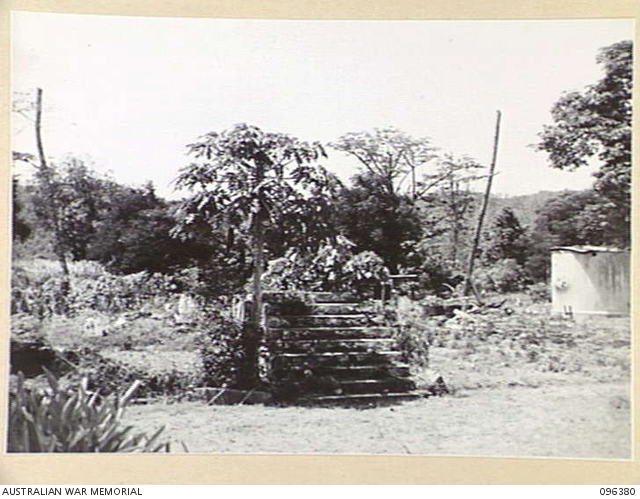 RABAUL, NEW BRITAIN, 1945-09-10. ONE OF THE MANY GARDENS IN RABAUL ...
