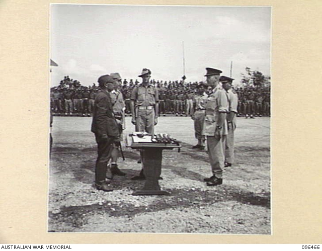 CAPE WOM, NEW GUINEA, 1945-09-13. LIEUTENANT-GENERAL H. ADACHI ...