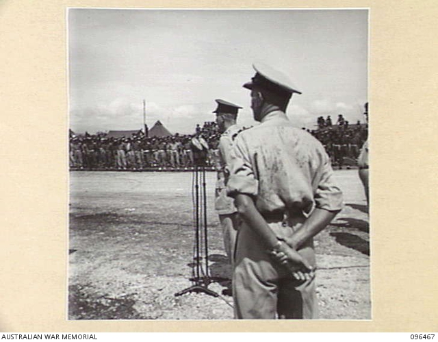 CAPE WOM, NEW GUINEA, 1945-09-13. MAJOR-GENERAL H.C.H. ROBERTSON ...