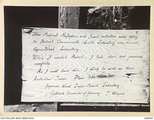 RABAUL, NEW BRITAIN. 1945-09-15. FOLLOWING THE SURRENDER OF THE ...