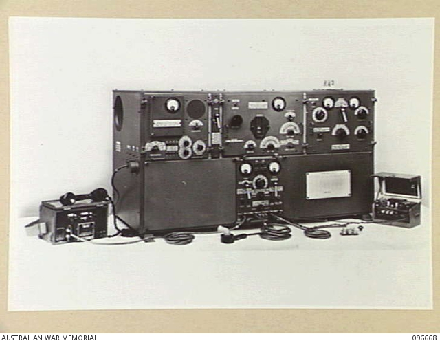 A Wireless Transmitter/Receiver Type No. 133 used by Australian ...