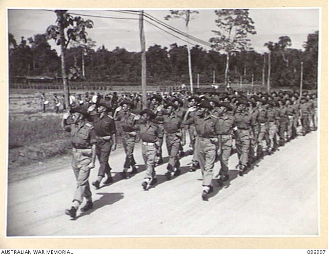 TOROKINA, BOUGAINVILLE. 1945-09-24. TROOPS OF 15 INFANTRY BRIGADE ...