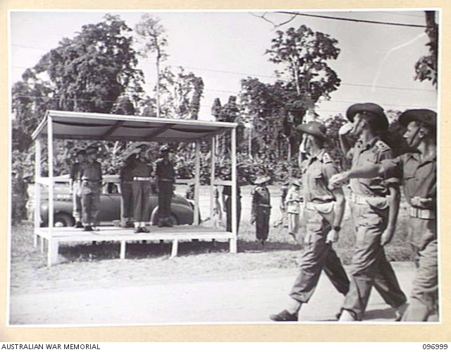 TOROKINA, BOUGAINVILLE. 1945-09-24. TROOPS OF B COMPANY, 24 INFANTRY ...