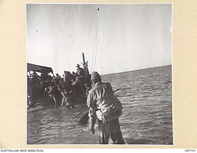 WEWAK AREA, NEW GUINEA. 1945-09-21. LIEUTENANT GENERAL ADACHI BEING ...