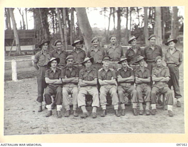 TOROKINA, BOUGAINVILLE. 1945-09-27. MEMBERS OF V FIELD SECURITY SECTION ...