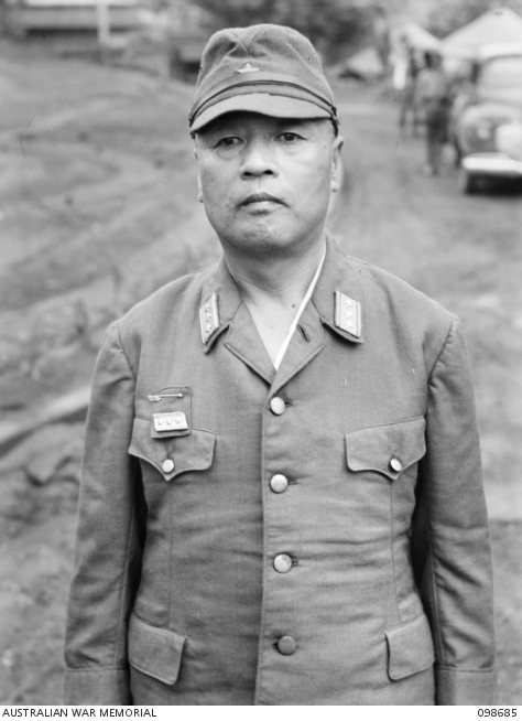 RABAUL, NEW BRITAIN. 1945-11-05. GENERAL H. IMAMURA, FORMER COMMANDER ...
