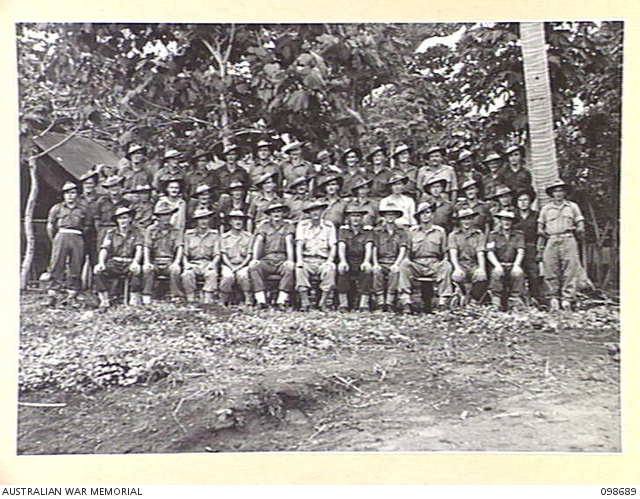 RABAUL, NEW BRITAIN. 1945-11-07. PERSONNEL OF HEADQUARTERS ROYAL ...