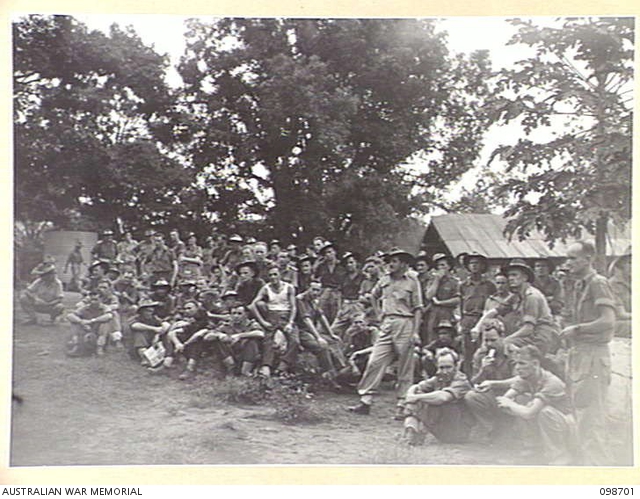 RABAUL, NEW BRITAIN. 1945-11-06. TROOPS OF HEADQUARTERS 11 DIVISION ...