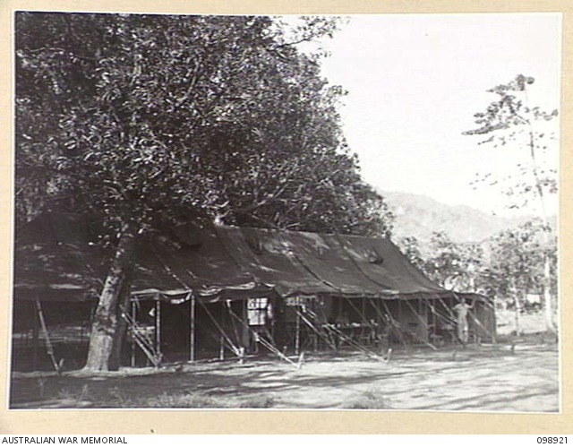 RABAUL, NEW BRITAIN. 1945-11-16. THE TEMPORARY OFFICERS' MESS ...