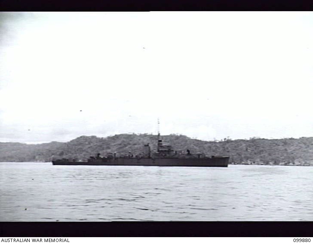 RABAUL, NEW BRITAIN, 1946-03-07. HMAS BARCOO (K375), OF THE ROYAL ...