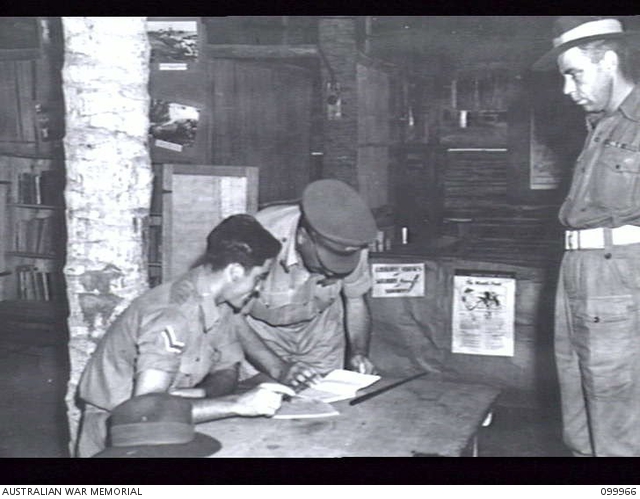 RABAUL, NEW BRITAIN, 1946-04-05. MAJOR-GENERAL B.M. MORRIS, GENERAL ...