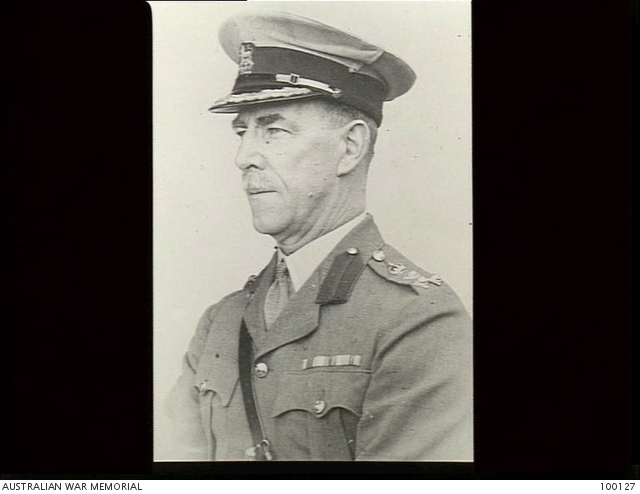 Studio portrait of Brigadier E. F. Harrison, Commandant, Royal Military ...