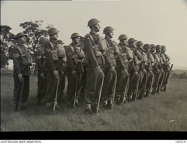 Melbourne, Vic. 1944-02. Personnel of Infantry Training School ...