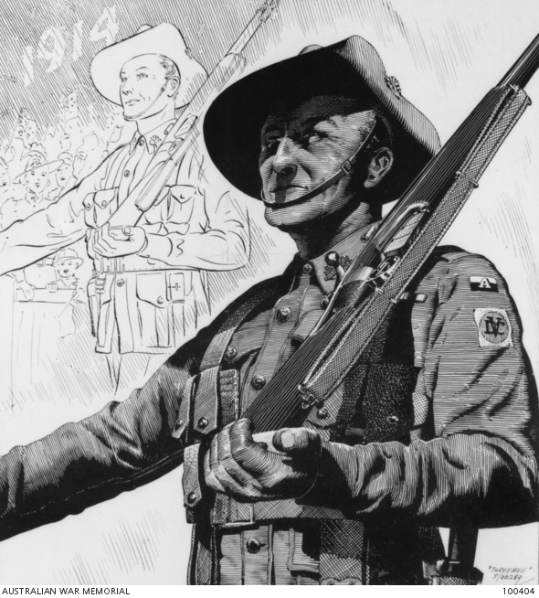 Photograph of the drawing "Old and New Diggers", used on the dust cover ...