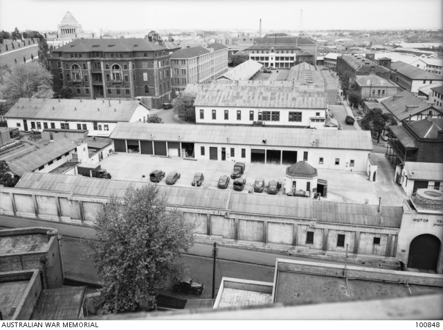 Melbourne, Vic. 1945-10-02. A view of Victoria Barracks, St Kilda Road ...