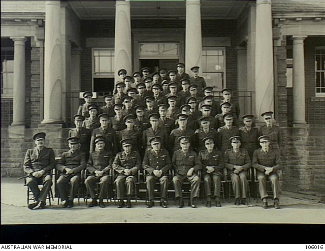 Sydney, NSW. 1942-07-24. Group portrait of Officers of Command HQ, 2nd ...
