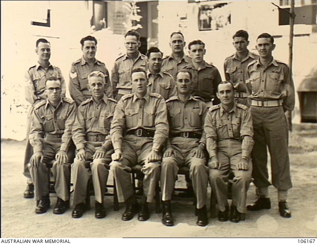Eta Jima, Japan. 1946-10. Group portrait of Pay Office and Audit Staff ...