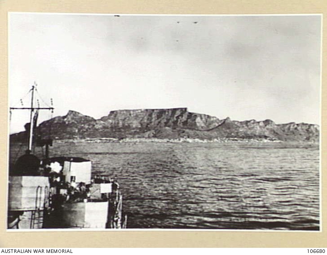 HMAS NORMAN LEAVING CAPE TOWN, SOUTH AFRICA. | Australian War Memorial