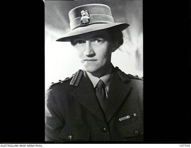 1944. Portrait of VF143893 Colonel Sybil H. Irving MBE, Controller ...