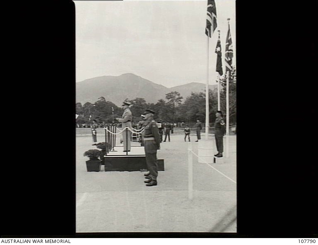 On the day of relinquishing his Command, the Commander-in-Chief ...