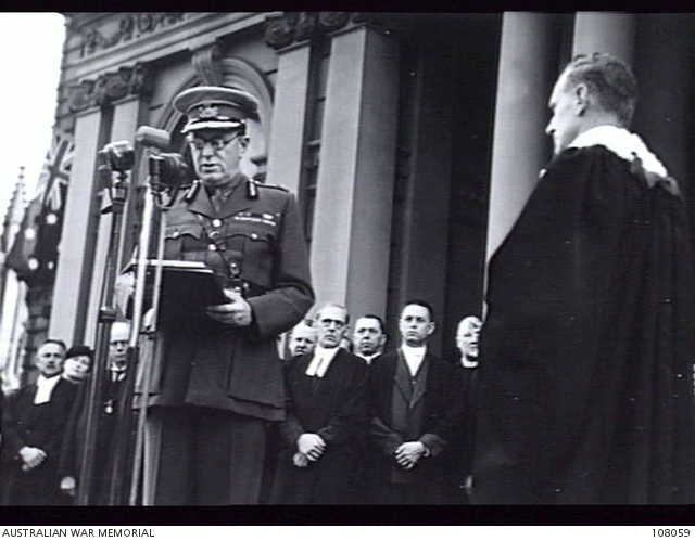 SYDNEY, NSW, 1945-05-22. LORD WAKEHURST, GOVERNOR OF NEW SOUTH WALES ...