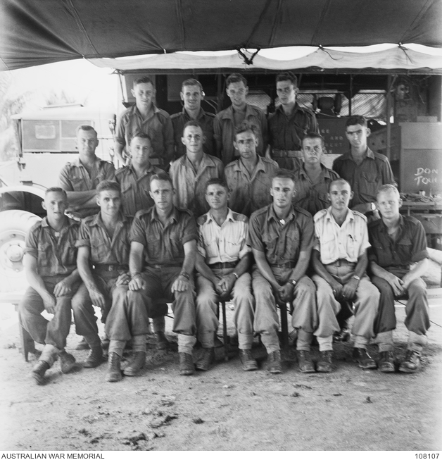 MOROTAI, 1945-05-22. MEMBERS OF 319 LIGHT AID DETACHMENT ATTACHED HQ 1 ...