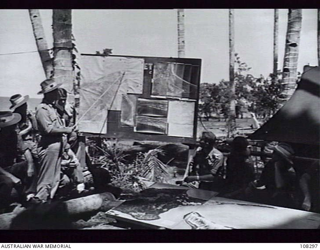 MOROTAI, 1945-05-25. BRIGADIER W.J.VICTOR WINDEYER, COMMANDER 20TH ...
