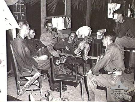 TARAKAN ISLAND, 1945-05-31. MEMBERS OF 132 HEAVY ANTI AIRCRAFT BATTERY ...