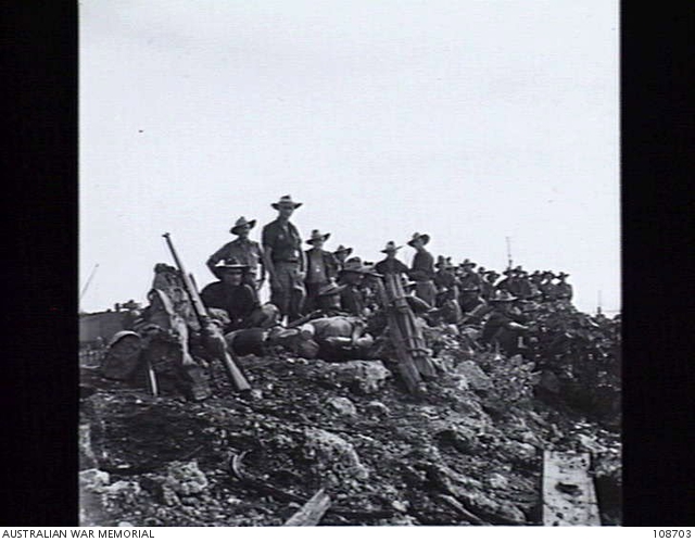 MOROTAI, 1945-06-03. MEMBERS OF 2/1ST DOCKS OPERATING COMPANY AT NO. 1 ...