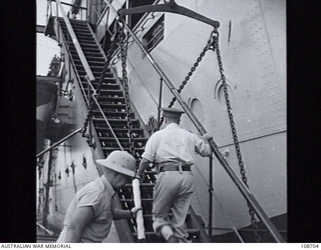 MOROTAI, 1945-06-03. LIEUTENANT-GENERAL SIR LESLIE J. MORSHEAD, GENERAL ...