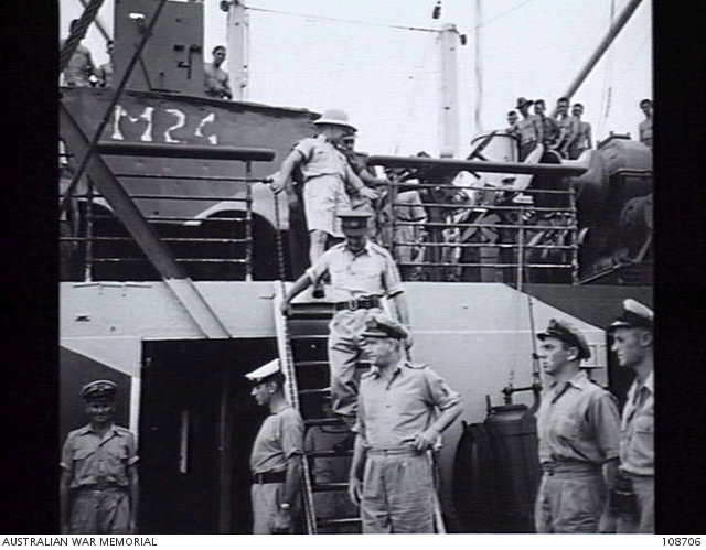 MOROTAI, 1945-06-03. LIEUTENANT-GENERAL SIR LESLIE J. MORSHEAD, GENERAL ...