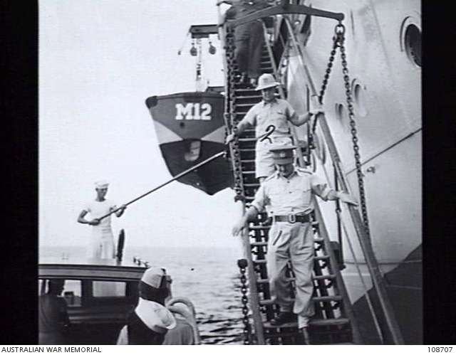 MOROTAI, 1945-06-03. LIEUTENANT-GENERAL SIR LESLIE J. MORSHEAD, GENERAL ...