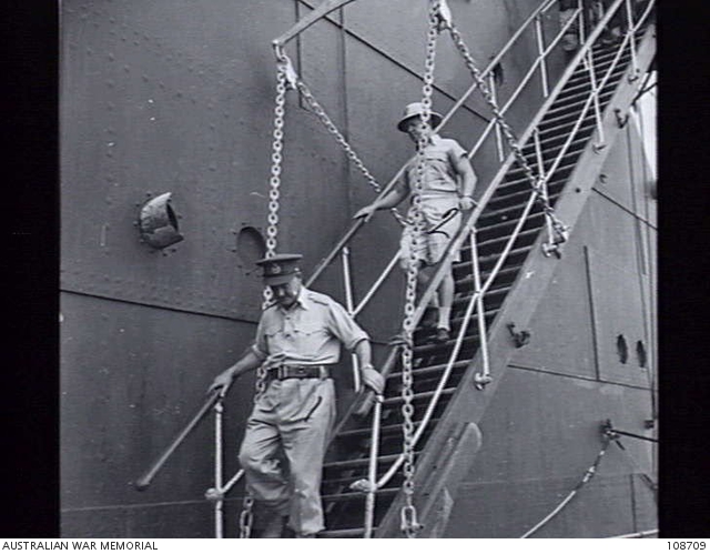 MOROTAI, 1945-06-04. LIEUTENANT GENERAL SIR LESLIE J. MORSHEAD, GENERAL ...
