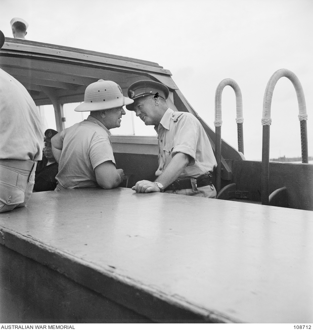 MOROTAI, 1945-06-04. LIEUTENANT GENERAL SIR LESLIE J. MORSHEAD, GENERAL ...