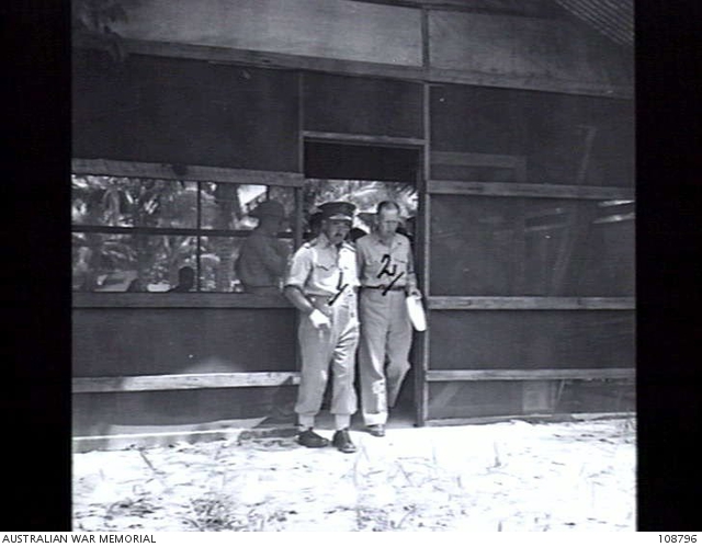 MOROTAI, 1945-06-07. LIEUTENANT-GENERAL SIR LESLIE MORSHEAD, GENERAL ...