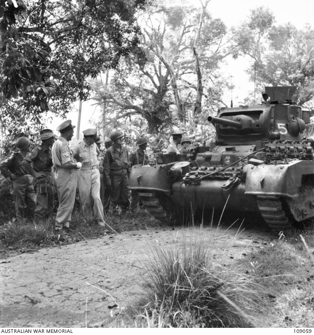LABUAN, NORTH BORNEO. 10 JUNE 1945. GENERAL DOUGLAS MACARTHUR, SUPREME ...