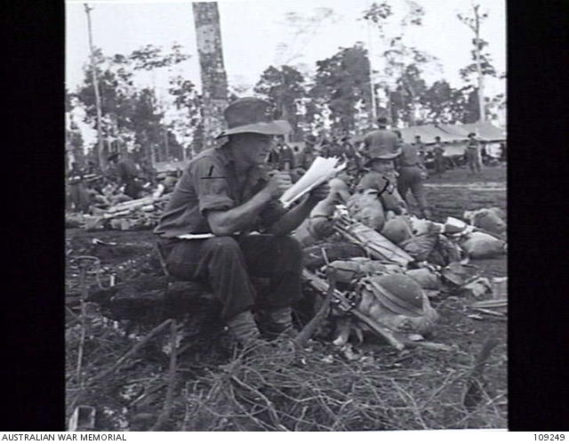 MOROTAI. 13 JUNE 1945. UNITS OF 7 DIVISION ARRIVED AT MOROTAI BY CONVOY ...