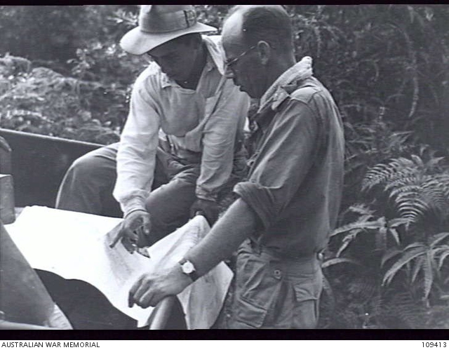 LABUAN ISLAND. 13 JUNE 1945. CAPTAIN R L MACNAMARA, INTELLIGENCE ...